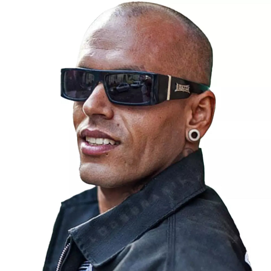 Óculos Locs Original Gangsta - Mad Dog BK Masculino e Feminino 9058-BK ...